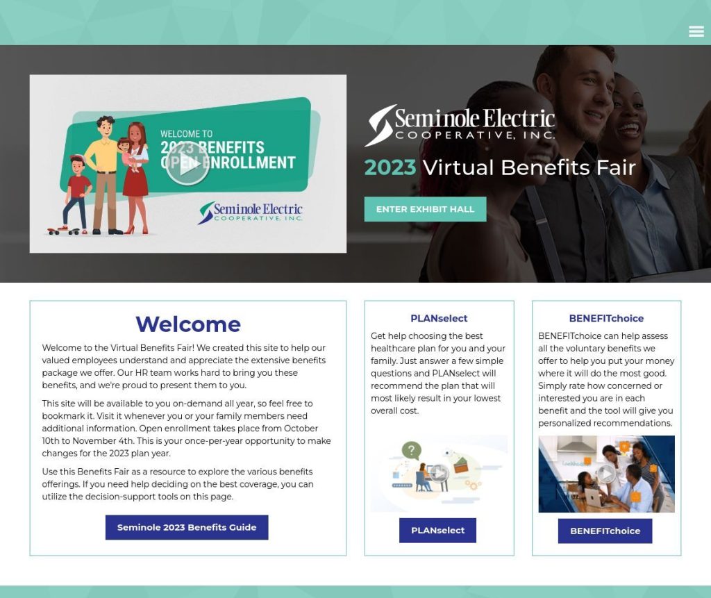 HR Microsite Design Examples